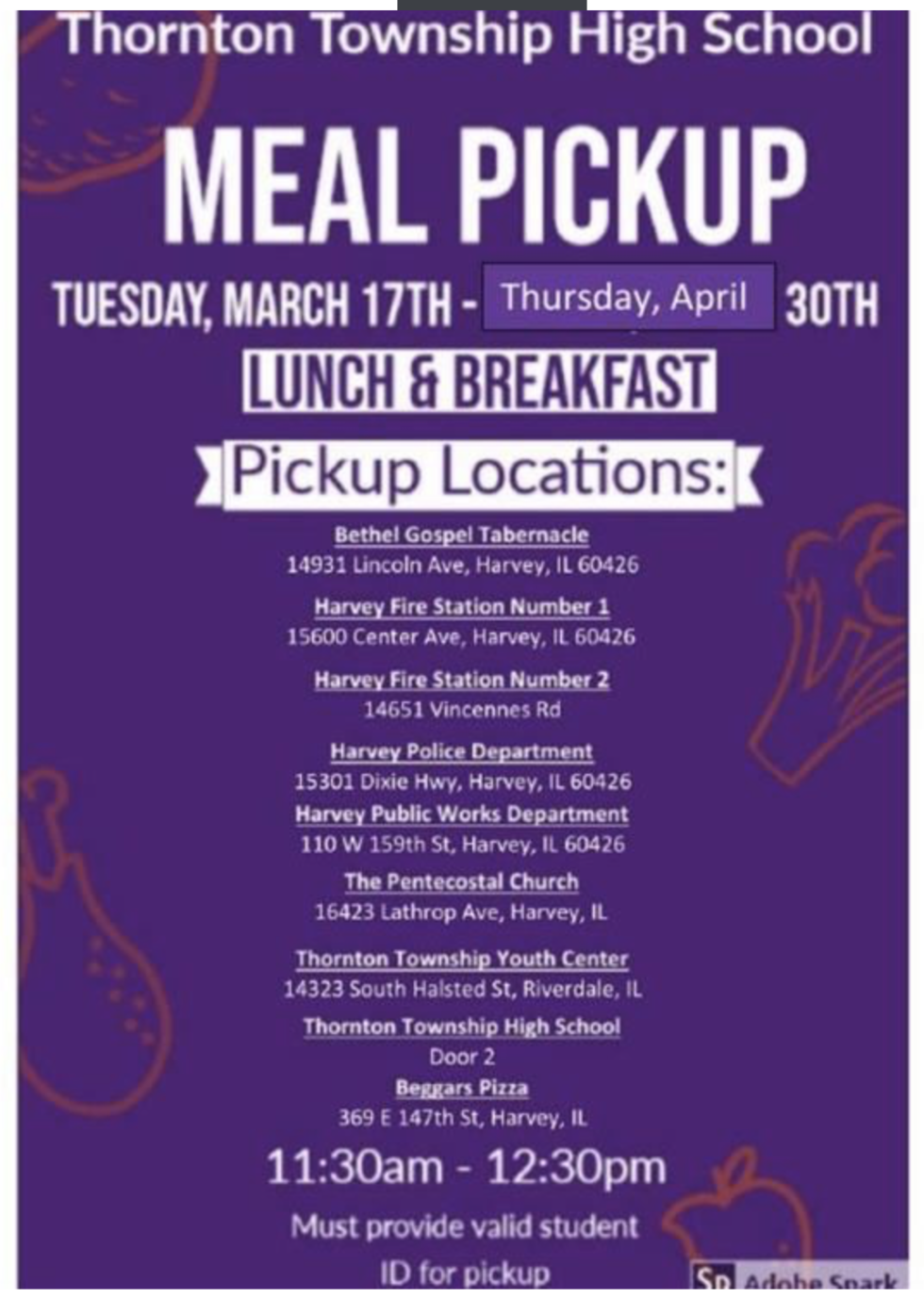 Meal Pickup Locations - Family Centered Educational Agency